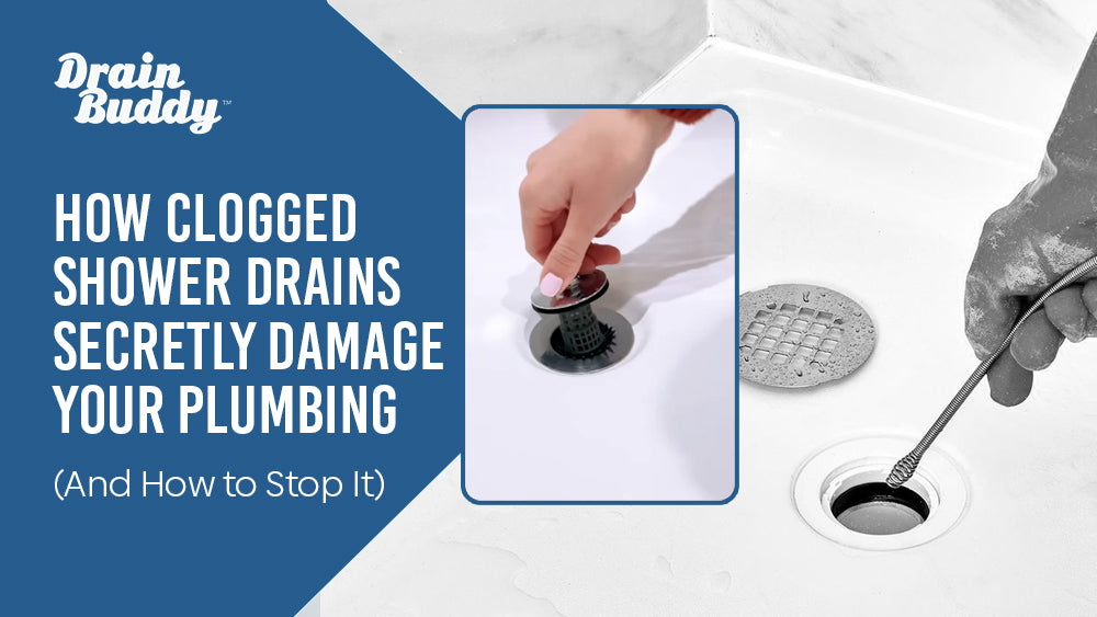 How Clogged Shower Drains Secretly Harm Your Pipes (And How to Fix It ...